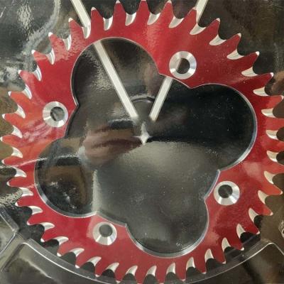 Cina Spirale posteriore in alluminio nero 38T 39T lavorato CNC per Honda TRX 250 300 400 450 ATV in vendita