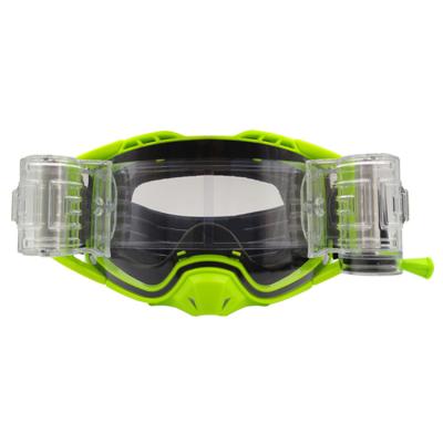 Cina Occhiali da moto MX Dirt Bike personalizzati con sistema di roll-off colore personalizzato in vendita