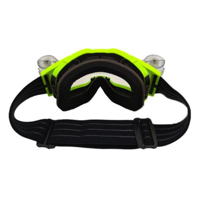 Cina Occhiali da moto MX Dirt Bike personalizzati con sistema di roll-off colore personalizzato in vendita