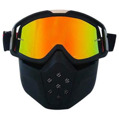 China Customized ABS Motocross Motorcycle Goggle Mask for Universal Fit for sale