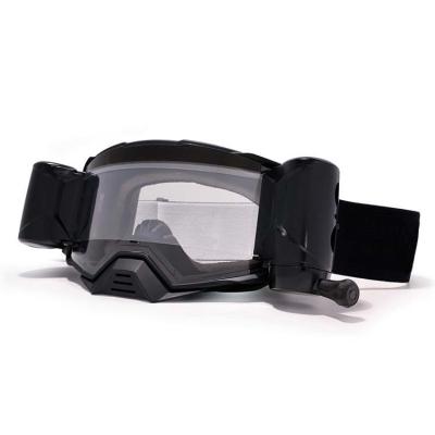 Cina Occhiali da motocross con TPU Frame PC Lens in rosso/blu/nero/giallo in vendita