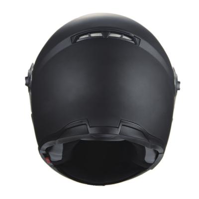 China Anti-fall and Breathable Custom Flip Up ECE DOT Modular Motorcycle Helmet Matt Black for sale
