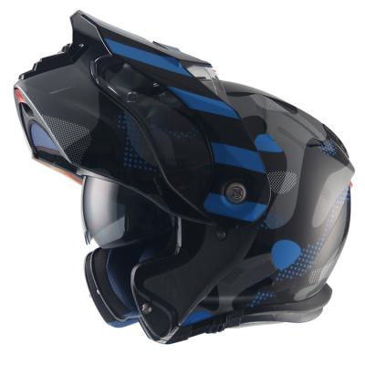 Cina S.M.L.XL.XXL Casco per motociclette modulare a doppia visiera con 1550 -50 g di peso in vendita