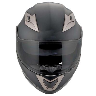 China Casco Flip Up Modular de motocicleta personalizado con aprobación del DOT y logotipo personalizado aceptado en venta