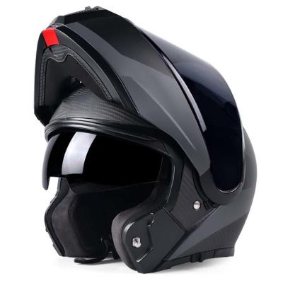 Cina Disegno Casco modulare per motociclisti in fibra di carbonio omologato DOT ECE in vendita