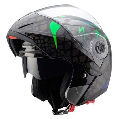 Cina S.M.L.XL ABS Flip Up Motocicli Scooter Caschi con DOT approvazione e personalizzazione in vendita