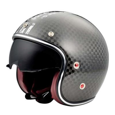 China Replace/Repair Custom DOT ECE Approval Retro Vintage Open Face Motorcycle Helmet for Harley for sale