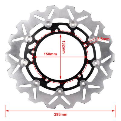 Cina 298mm Wave Floating Front Brake Disc Rotor per Yamaha FZ6 XJ6 R6 Tecnologia avanzata in vendita
