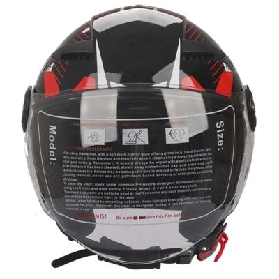 Cina Casco da moto da uomo con faccia aperta, certificato ECE, in giallo/nero, taglie XS-XXL in vendita