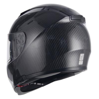 China Custom DOT ECE Certified Carbon Fiber Full Face Motorcycle Helmet in de maten M L XL XXL Te koop