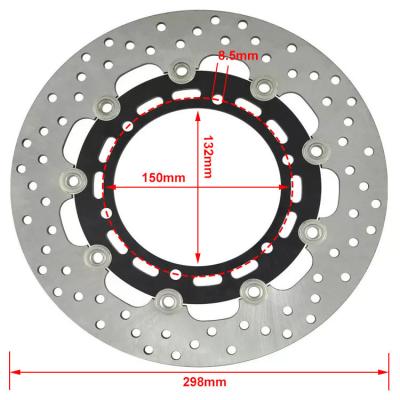 中国 試料 オーダーメイド フロント 298mm モーターサイクルのブレーキローターディスク Yamaha XVS1100 XVS1300 VX1700 VX1900 販売のため