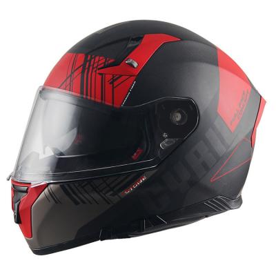 Cina Casco per motociclisti in fibra di carbonio DOT FMVSS218 approvato con grafica personalizzata in vendita