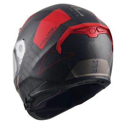 Cina Casco per motociclisti in fibra di carbonio DOT FMVSS218 approvato con grafica personalizzata in vendita