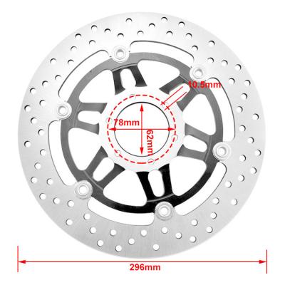 Cina 296mm Floating Front Brake Disc per Honda CB400 CB600 Performance Upgrade personalizzato in vendita