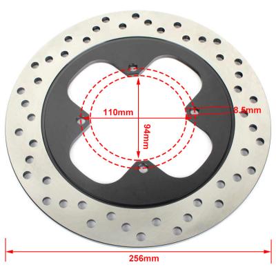 Cina Dischi di freno posteriori fissi personalizzati 256 mm per Honda VFR800 F Fi Interceptor in vendita