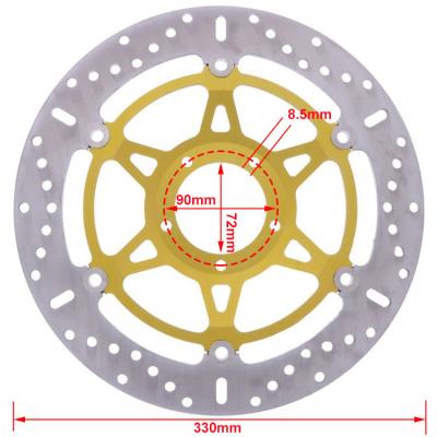 Cina Rotore di freno di moto galleggiante da 330 mm personalizzato per gli appassionati di corse Ducati in vendita