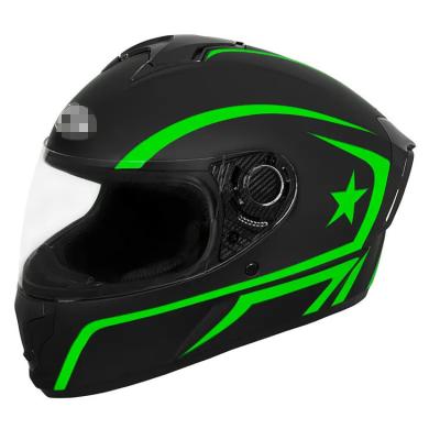 Cina Casco per motociclisti a faccia intera personalizzato con doppia visiera PC DOT certificato in vendita