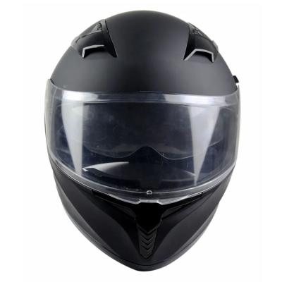 Cina Visore a doppia lente DOT personalizzato Casco di corsa nero/bianco/colore personalizzato in vendita