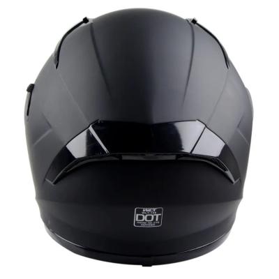 Cina Visore a doppia lente DOT personalizzato Casco di corsa nero/bianco/colore personalizzato in vendita