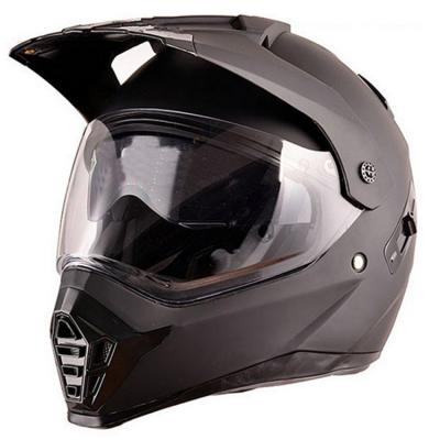 China White ECE approved motocross safety full face double visors helmets with customized logo for sale