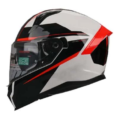 Cina Fare un campione di ECE 22.06 certificato casco per motociclisti a faccia intera in colore personalizzato in vendita