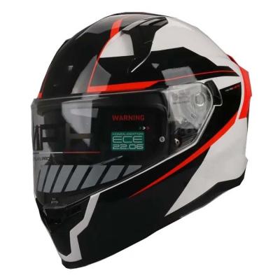 Cina Fare un campione di ECE 22.06 certificato casco per motociclisti a faccia intera in colore personalizzato in vendita