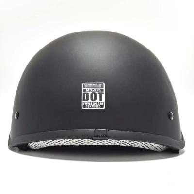 China High Density EPS Liner Half Face Helmet for Custom DOT Approved German Style Motorcycle for sale