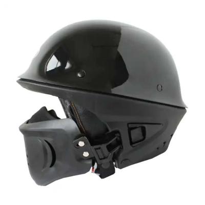 Cina DOT approvato motocicletta guida mezzo casco con maschera e logo personalizzato accettato in vendita