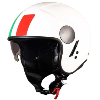 Cina Casco per moto scooter a faccia aperta con stampa del logo personalizzato in vendita