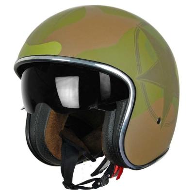Cina Logo personalizzato accettato XL ECE Certificato Classic Design Open Face Casco da moto in vendita