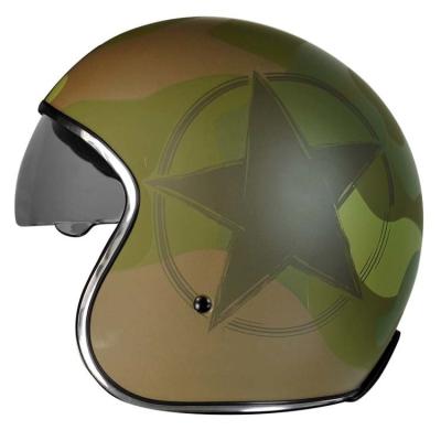 Cina Logo personalizzato accettato XL ECE Certificato Classic Design Open Face Casco da moto in vendita