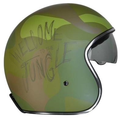 Cina Logo personalizzato accettato XL ECE Certificato Classic Design Open Face Casco da moto in vendita