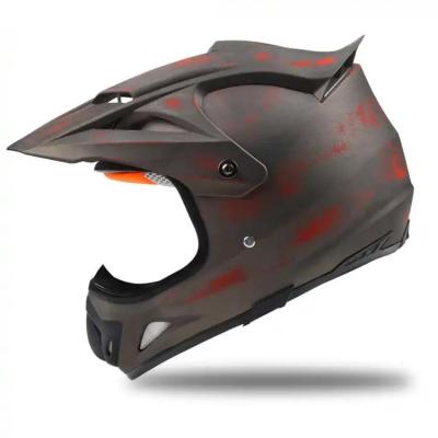 Cina DOT approvato XL motocicletta dirt bike casco motocross con logo personalizzato in vendita