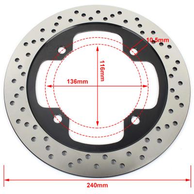 Cina Sostituisci il tuo rotore del disco di freno Honda CBF500 CBF600 CBF1000 con un'opzione personalizzata da 240 mm in vendita