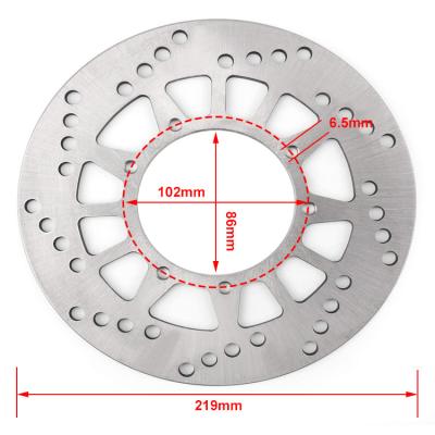 China Replace your Yamaha XT600 XTZ660 Tenere's rear brake disc with our custom 219mm disc for sale