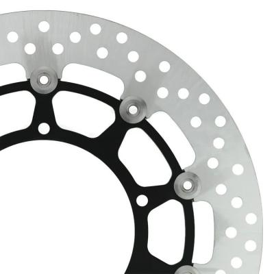 Cina Rotori a disco galleggiante anteriore da 320 mm per Yamaha MT10 R1 R6 Color naturale Finitura nera in vendita
