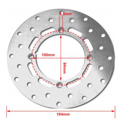 China Atualize o sistema de travagem da sua bicicleta de terra com o freio de disco de desempenho traseiro personalizado de 184 mm à venda