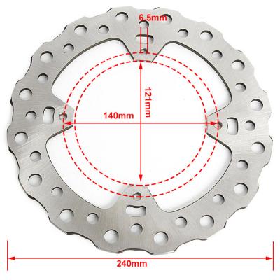 China Op maat gemaakte 240 mm achterremplaat voor Honda CRF250R CRF250X voor duurzaamheid en prestaties Te koop
