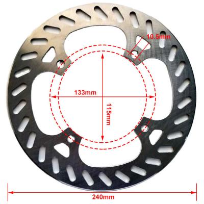 China Substituição/reparação Propósito Rotor de disco de travagem de bicicleta de 240 mm para Kawasaki KX250F KX450F à venda