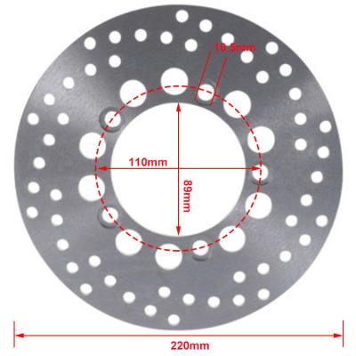 Cina Sostituzione/riparazione Disco di freno posteriore di moto 220 mm personalizzato per Suzuki GSXR 600 750 1000 in vendita