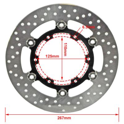Cina Kit di freni a disco anteriori da 267 mm per motociclette per KTM Adventure 1090 1190 1290 e versatile in vendita
