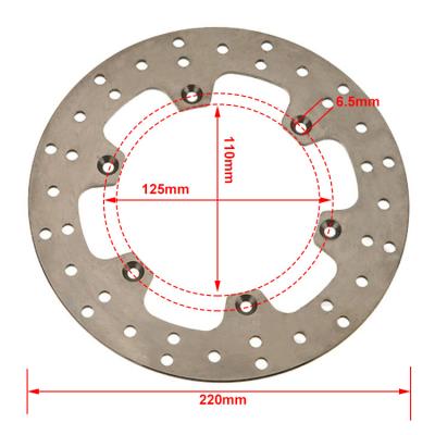 Cina Rotore a disco di freno posteriore da 220 mm per motociclette da corsa per KTM Duke II 640 E e Manufacturing in vendita