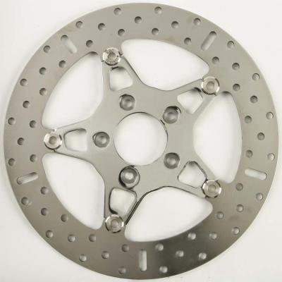 China Roestvrij staal 420 en aluminiumlegering voorop zwevende remschijf voor Harley Davidson Te koop