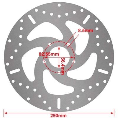 Cina Rotore del freno a disco anteriore motociclistico personalizzato 290 mm per Harley Davidson XR1200 XR1200X in vendita