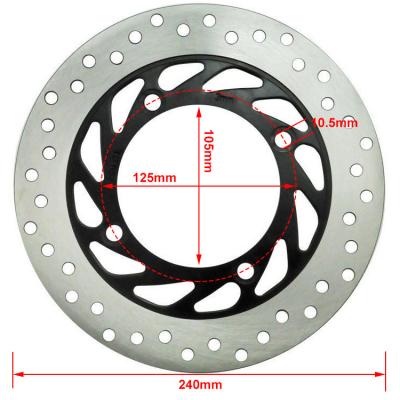 China Custom Motorrad Front 240mm Scheibenbremsrotor für Honda NSS 250 Forza und Effizienz zu verkaufen