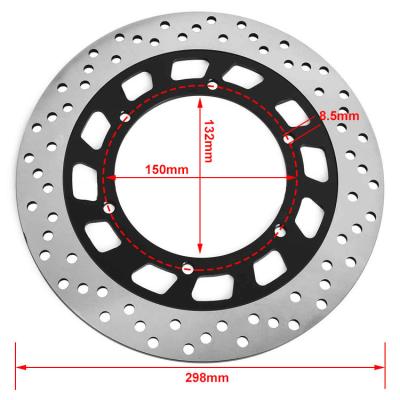 中国 スタッドレスタイヤ420 後部298mmブレーキローターディスク ヤマハXVS1300 天然色 黒 販売のため