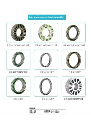 Cina Rotore del motore di stampaggio per laminazione con statore di precisione e nucleo di laminazione con statore per piccoli motori elettrici in vendita