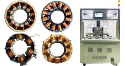 Chine 12 axes Full Servo BLDC Servo Motor Stator Machine de remontage pour le moteur et la lame principale à vendre