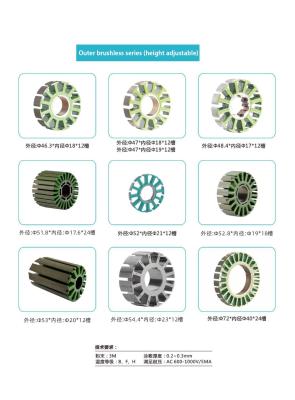中国 シリコン鋼複合体 ステータスACモーター 天井扇風機とドローン 汎用設計 販売のため