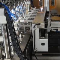 China Micro-Motor Coil Automatic Wire Winding Machine with Flying Fork Accuracy 0.05 Degree for sale